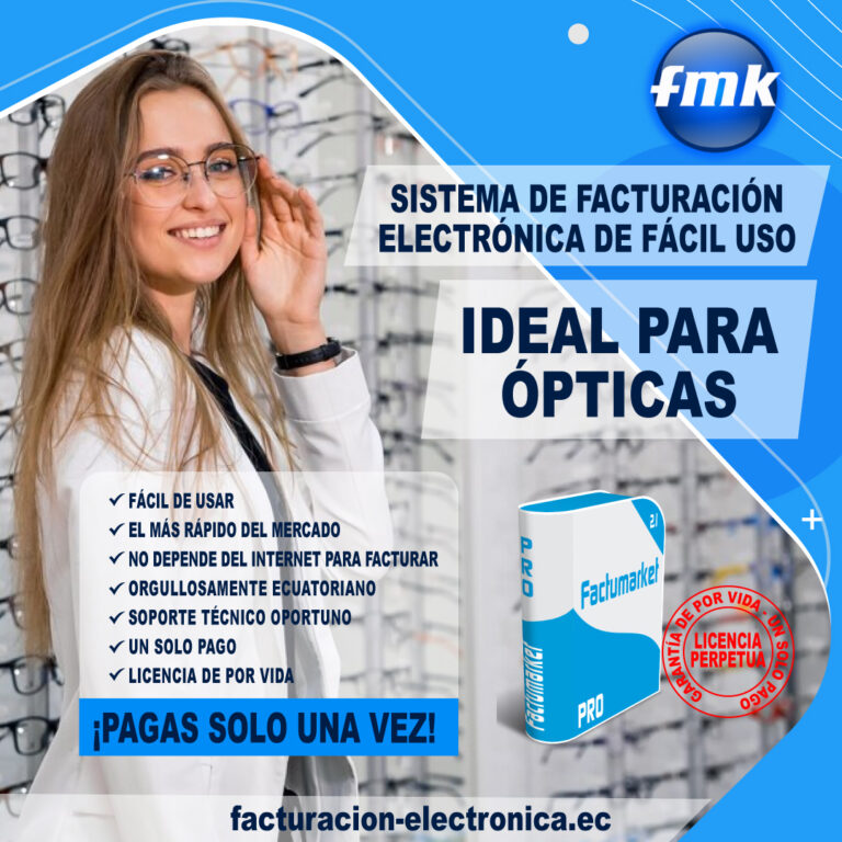 Sistema de Facturación para Óptica – Tienda Factumarket
